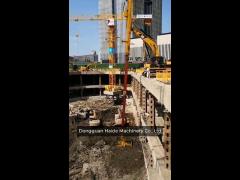 telescopic arm for kato hd2045-3 excavator with 1.8m3 clamshell bucket