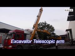 Teleskoparm voor Caterpillar CAT336D Grote graafmachine met 1,4 m3 Clamshell Bucket