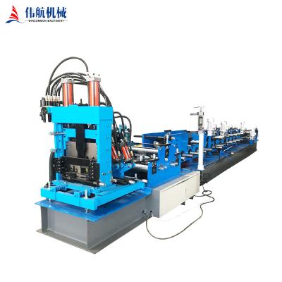 China 2019 Popular  Used For Building Material Fully Automatic C&Z purlin roll forming machine for sale