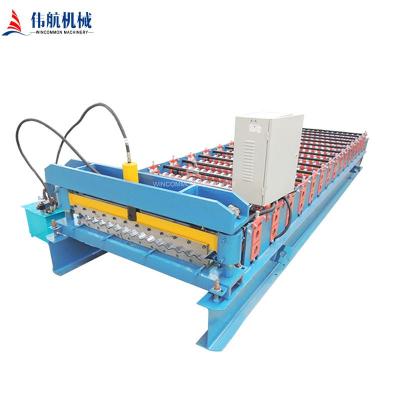 China China manufacture full automatic Color steel Metal Roof sheet roll forming machine for sale