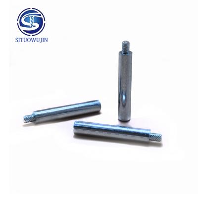 China Carbon Steel Fluted Shaft Zinc Plating Drone Hardware Components 8.0MM for sale