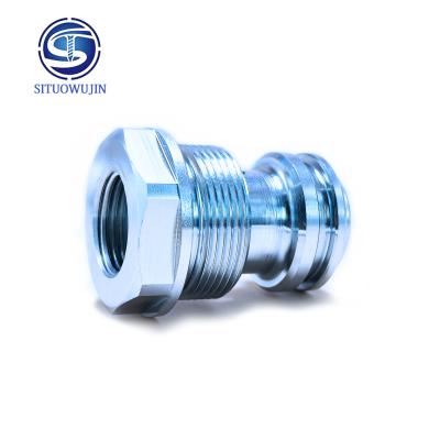 China Carbon Steel Galvanized Valve Hardware Precision Custom CNC Parts Processed Valve Body for sale