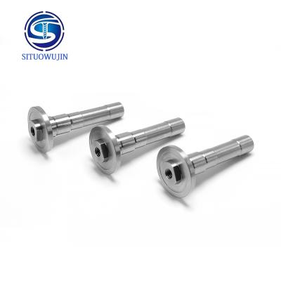 China Stainless Steel CNC Hardware Parts Round Head M6 Through Hole Cnc Precision Components for sale