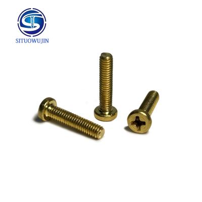 China 8MM Cabinets Cross Head Copper Screws High End Chardware Accessories Rust Proof for sale