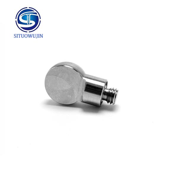 Quality 26.5MM M6 Screws Round Flat Head Screw SS430 CNC Precision Hardware Components for sale
