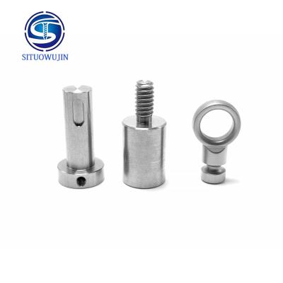 China SS303 Stainless Steel M5 Screws Precision Arc Rings Custom CNC Processing for sale