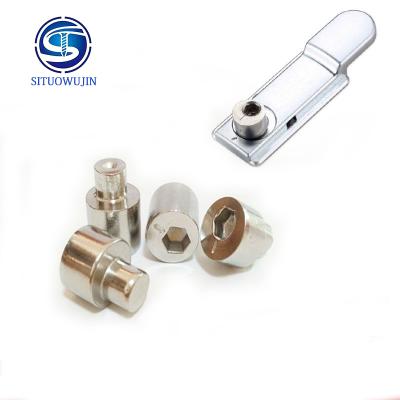 China SS410 420 Lock Point, Hexagonal Support Adjustment Rivet High End Exterior Door Hardware for sale