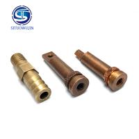 China CE Hexagonal Copper Parts Adjusting Pins Pineapple Pattern AI Hardware Components for sale