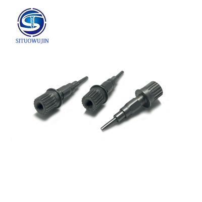 China Milling Knurled Hinge Pins CNC Carbon Steel 1215 12L14  AI Hardware Components for sale