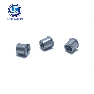China SS304 316L Serrated Through Hole Nut Insert Medical Hardware Connection Component for sale