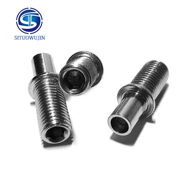Quality Stainless steel hexagonal rivet bolts, semi-hollow screws, furniture hardware connectors for sale