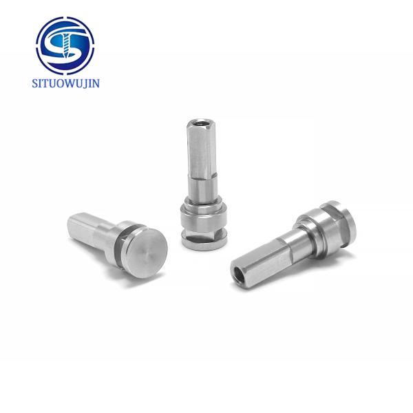 Quality SS304 316L CNC Nuts Round Head Stainless Steel Square Slot Screw Blind Hole Component for sale