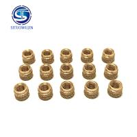 China Custom Engraved Patterns CNC Nuts M2.5 M3 Round Brass Nuts For Through for sale