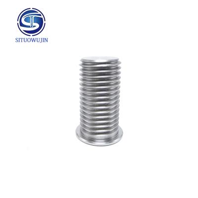 China Internal External Threaded CNC Screws Connector Precision Stainless Steel Bolts for sale