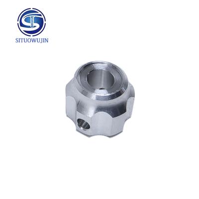 China Aluminum Alloy Hexagonal Nuts Mechanical Nuts Custom Cnc Milling Service For Medical for sale