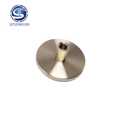 China Hand Tightening Draft Beer System Parts 1.0 - 50.0mm Copper Threaded Nut Screw for sale
