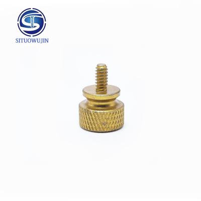 China Anodized Aluminum Hand Tightening Screw, Non-Standard Fastener for sale