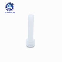 China Round Head Transparent Hex Socket Screw, PEEK & PP Material Plastic Fastener for sale