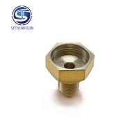 China Customized Hexagon brass nut connection CNC connection accessory for sale