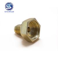 China Customized Hexagon brass nut connection CNC connection accessory for sale