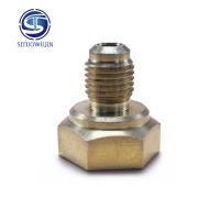 China Customized Hexagon brass nut connection CNC connection accessory for sale