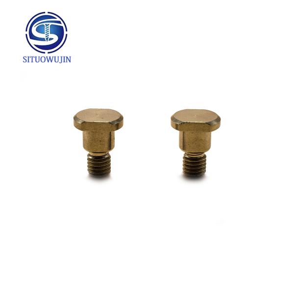 Quality Positioning Copper Milling Plane Screws M6 Semi Threaded Bolt Screws for sale
