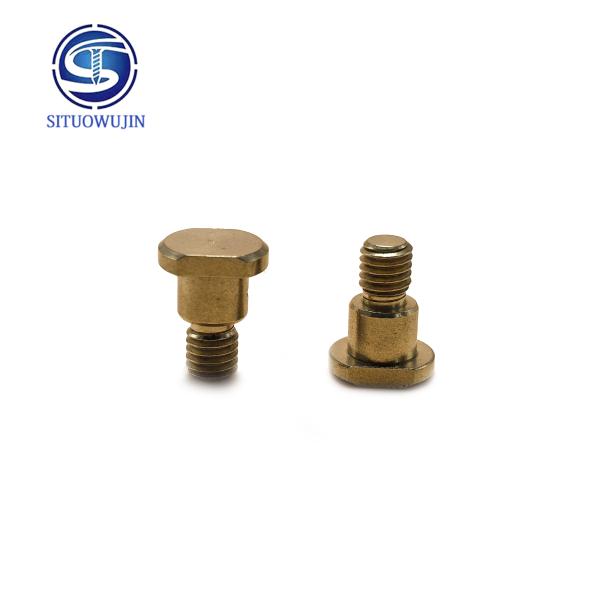 Quality Positioning Copper Milling Plane Screws M6 Semi Threaded Bolt Screws for sale