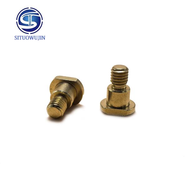 Quality Positioning Copper Milling Plane Screws M6 Semi Threaded Bolt Screws for sale