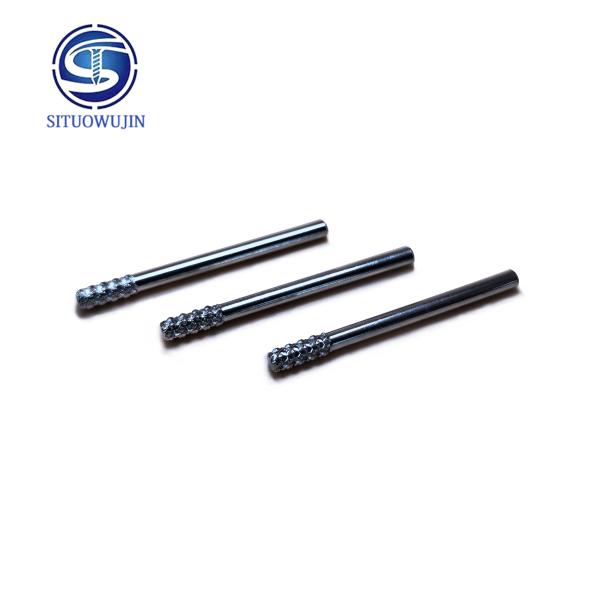 Quality Pineapple Pattern Fixed Carbon Steel Shaft Anti Slip Pin Hardware Component for sale