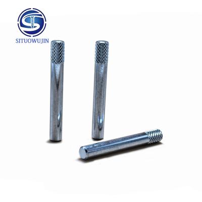 China Carbon Steel Fixed Galvanized Shaft Serrated Precision Hardware Tool ISO9001 for sale