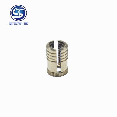 China Brass Slotted External Thread Screw, Brass Slotted Machine Fastener for sale