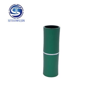 China Custom Green Anodized Bamboo Joint Sleeve, High Precision CNC Machined Non-Standard Aluminum Alloy Connection Fittings for sale