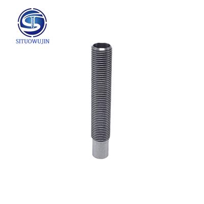 China Precision CNC Machined M16 Carbon Steel Threaded Pipe with High Durability and Corrosion Resistance for sale