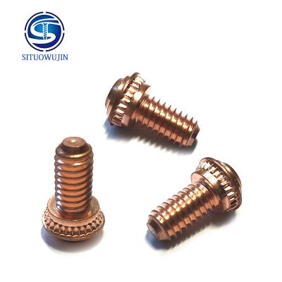 China Custom 1/4-20 UNC Copper Screw with High Corrosion Resistance and Customized Length CNC Machined Bolt for sale