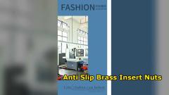 Straight Knurl Brass Insert Nuts for Plastic Molding