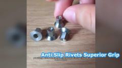 Double Hexagonal Anti Slip Rivets for Secure Hardware