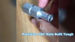 Precision CNC Aluminum Nuts for Industrial Equipment