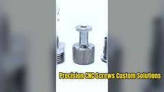 Precision CNC Machined Screws and Custom Fasteners