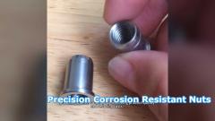 Precision Stainless Steel Round Nuts for Chemical Industry