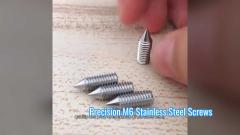 Precision M6 Stainless Steel Hex Flat Head Screws