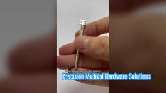 Precision Stainless Steel Medical Pins and Screws