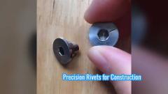 Precision Eccentric Hexagonal Rivets for High End Hardware