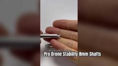 Precision 8mm Fluted Shafts for Professional Drone Filming