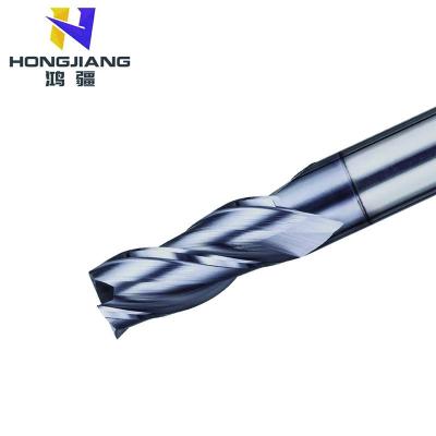 China 3 Flutes Corner Radius End Mill Carbide Cutter For Stainless Steel Milling Cutting Tools à venda