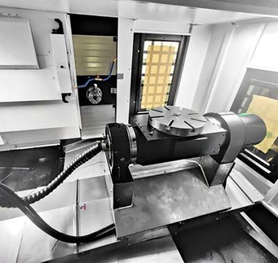 China Horizontal 5 Axis Machining Center Heavy Duty Machining Center With AC / BC Cradle Table for sale
