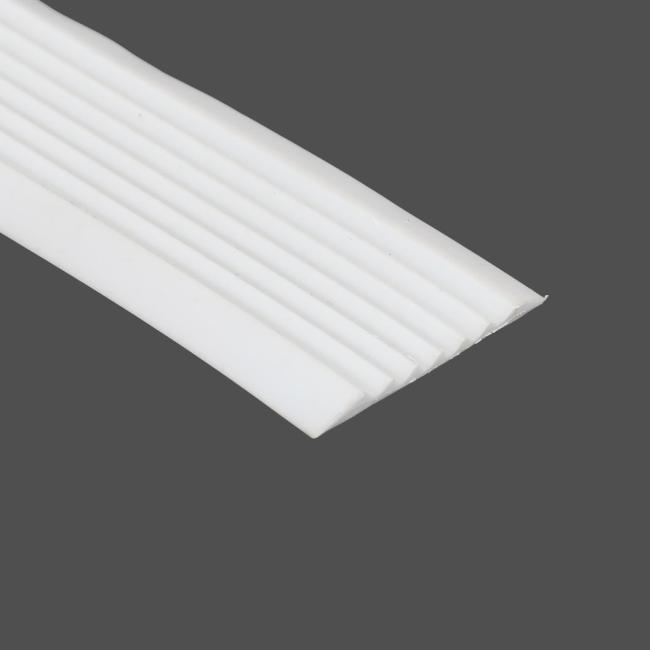 White Soft Profiles Flexible PVC Strips Protective Sealing Trim
