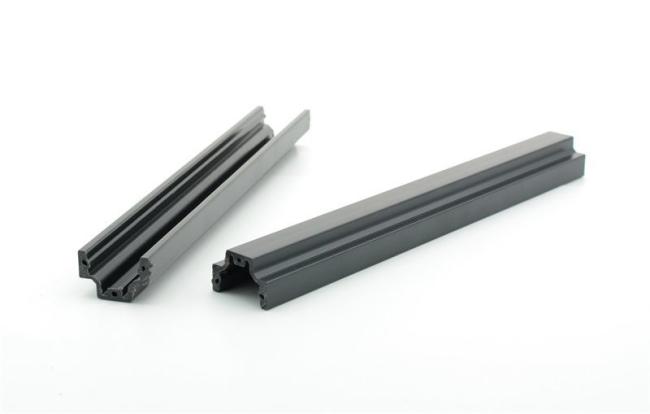 Flexible PVC U Channel Moulding High-Gloss Black Furniture Edging
