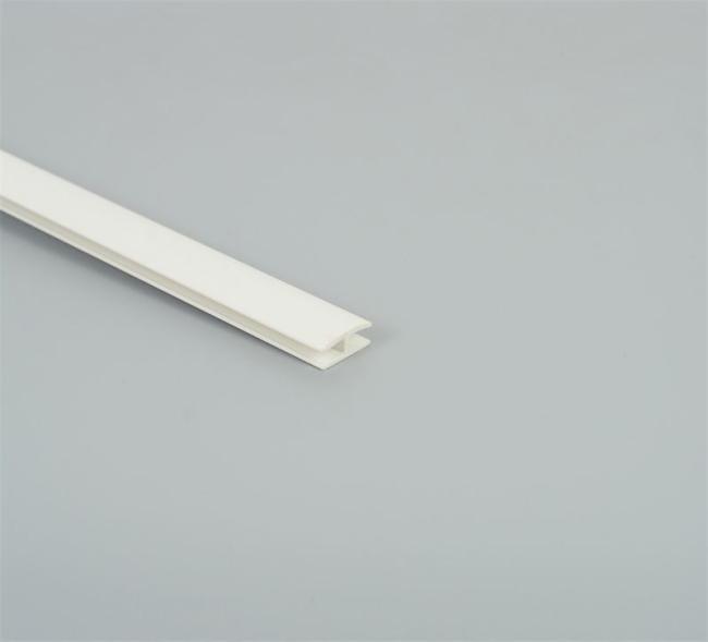 Custom Extrusion Channel H Type Curved PVC Plastic Triangle Profile