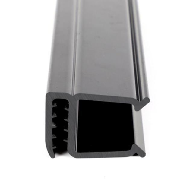 PVC Plastic Co-Extruded Profile Soft and Hard Extruded U-Shaped Plastic Profile