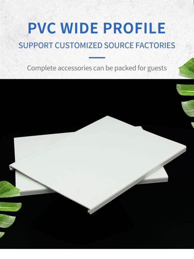 Customizable Wide PVC Profile for Industrial Use